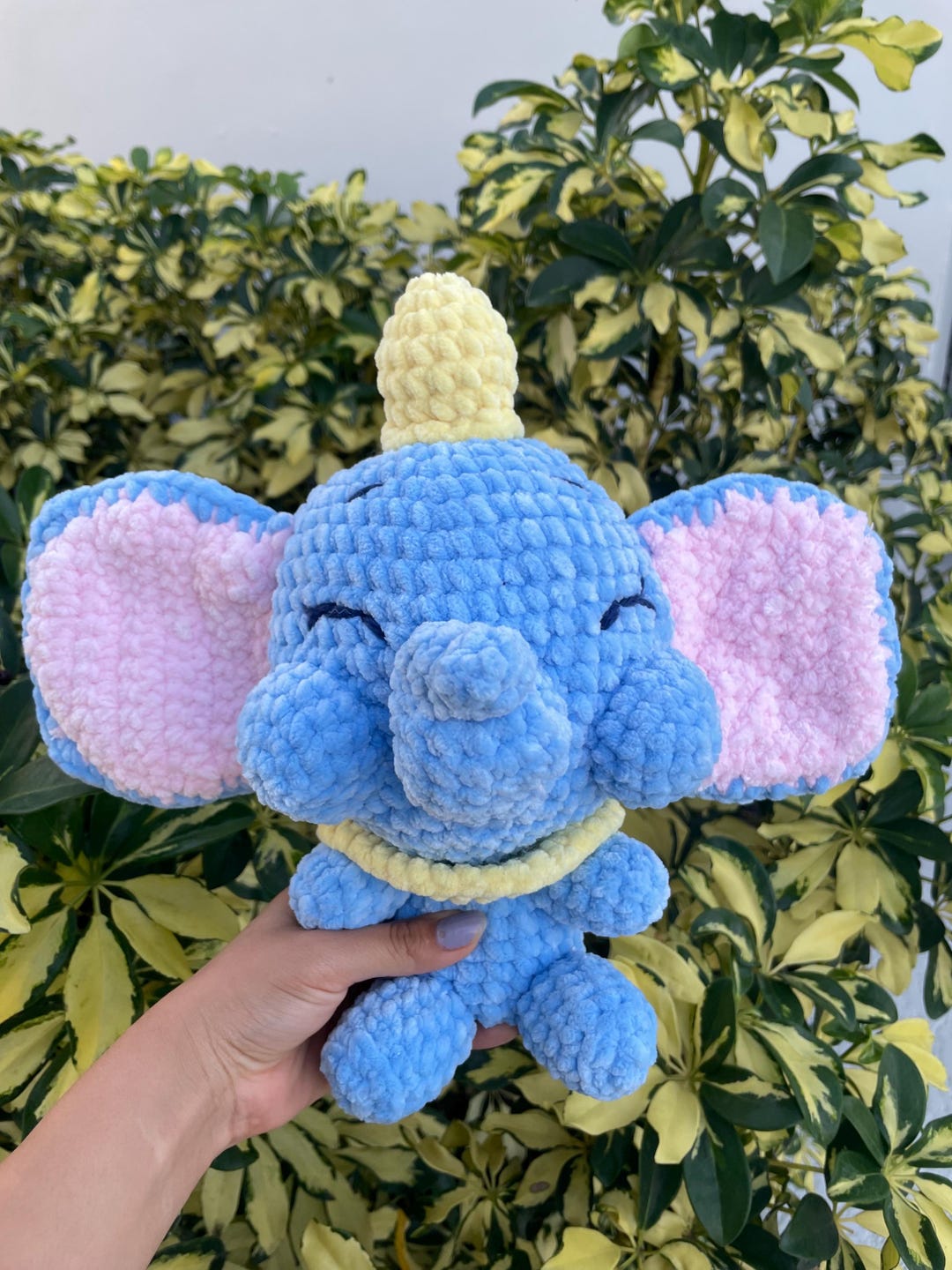 Crochet Dumbo | Flying Elephant | Sunflower Bear | Panda Bear ...