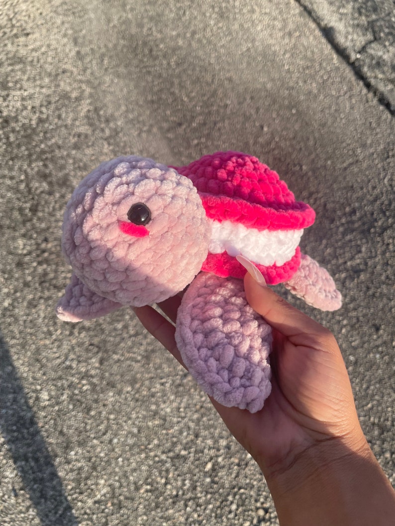 Crochet Mini Macaron Turtle | Ice Cream Turtle | Oreo Crochet Turtle | Handmade Food Themed ...