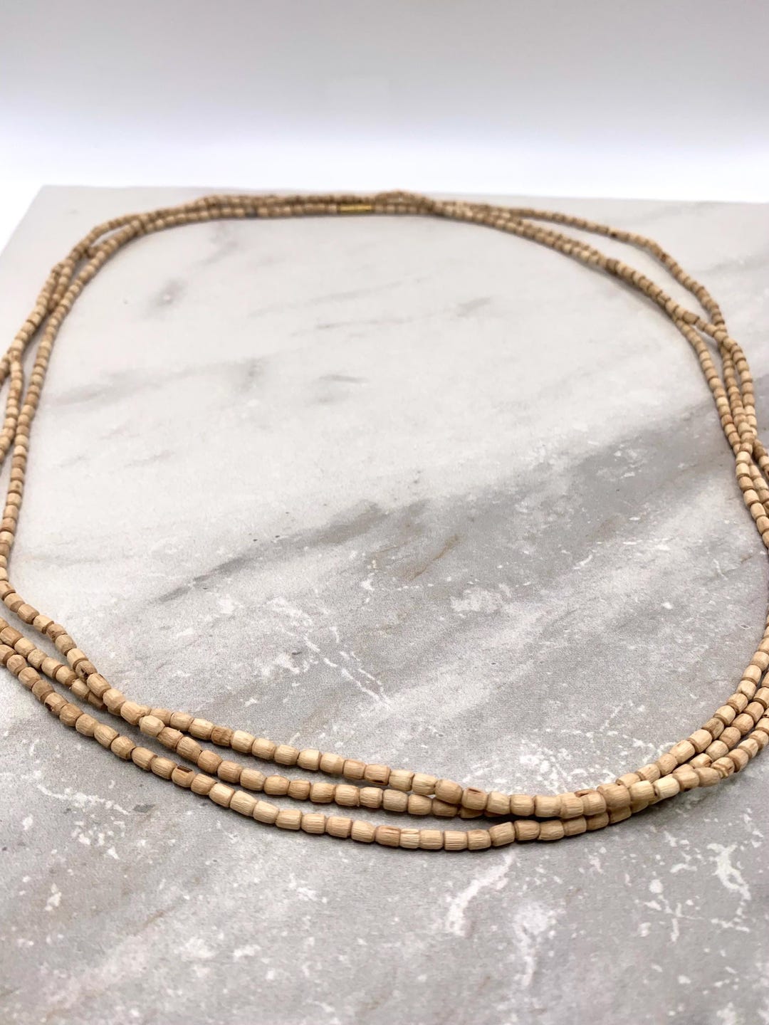 Sri Radha Tulsi Necklace From Mayapur- Pure Tulsi Mala - 3 Rounds - Etsy