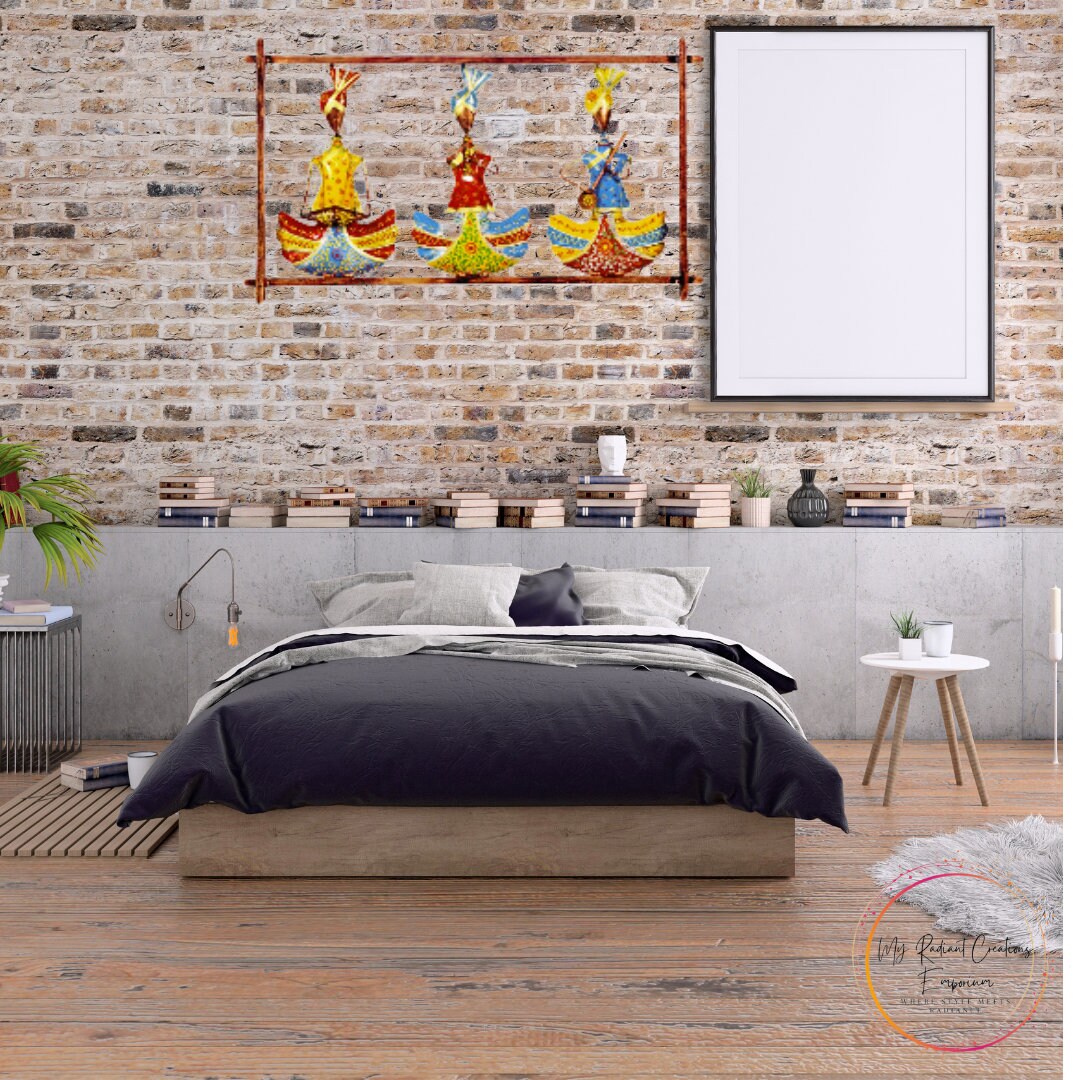 Rajasthani Handicrafts: Musician Tribe Frames Dimension Length 24 Inch ...