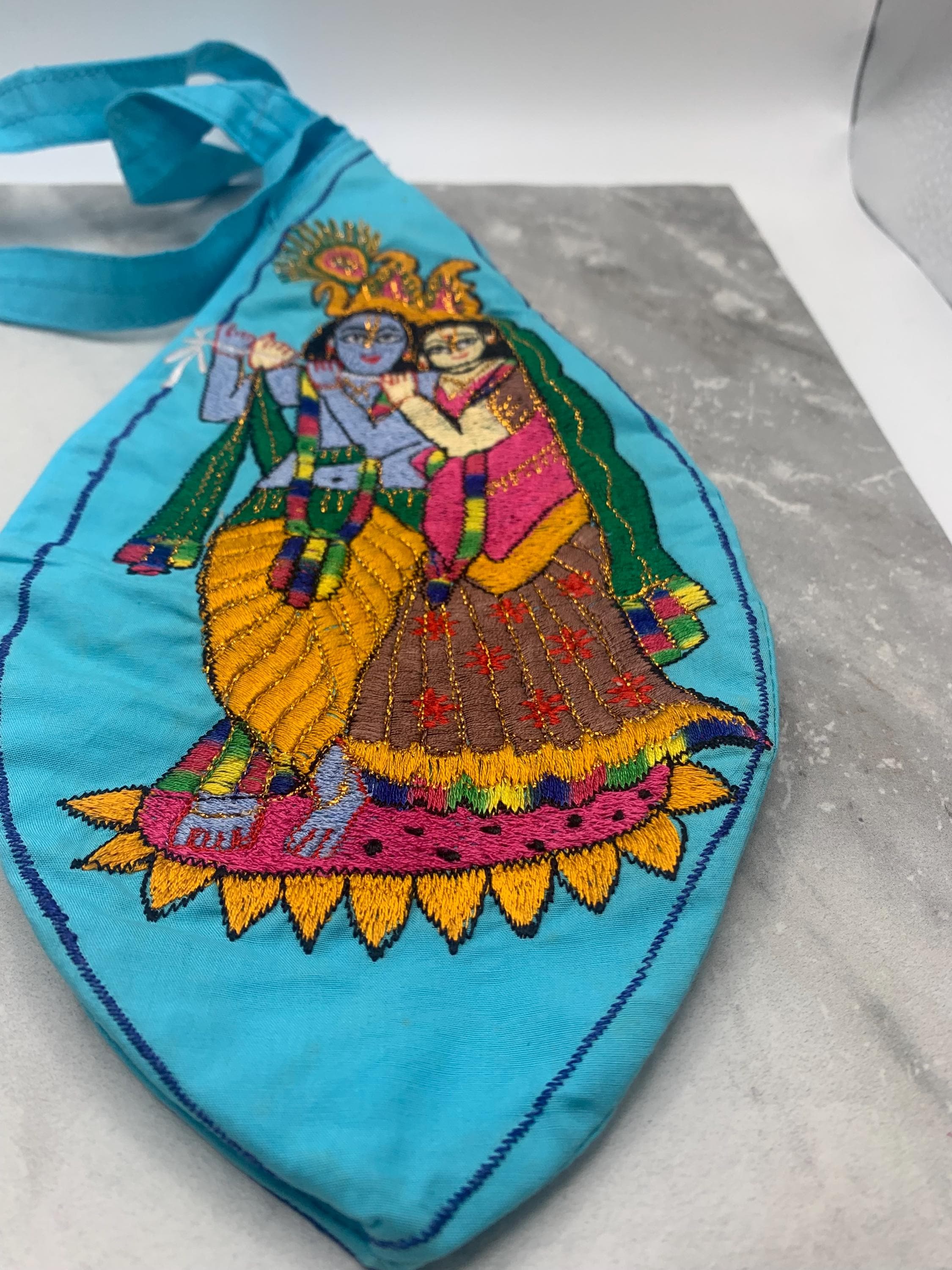 Sri Sri Radha Krishna Hand Made Chanting Bead Bag - Etsy