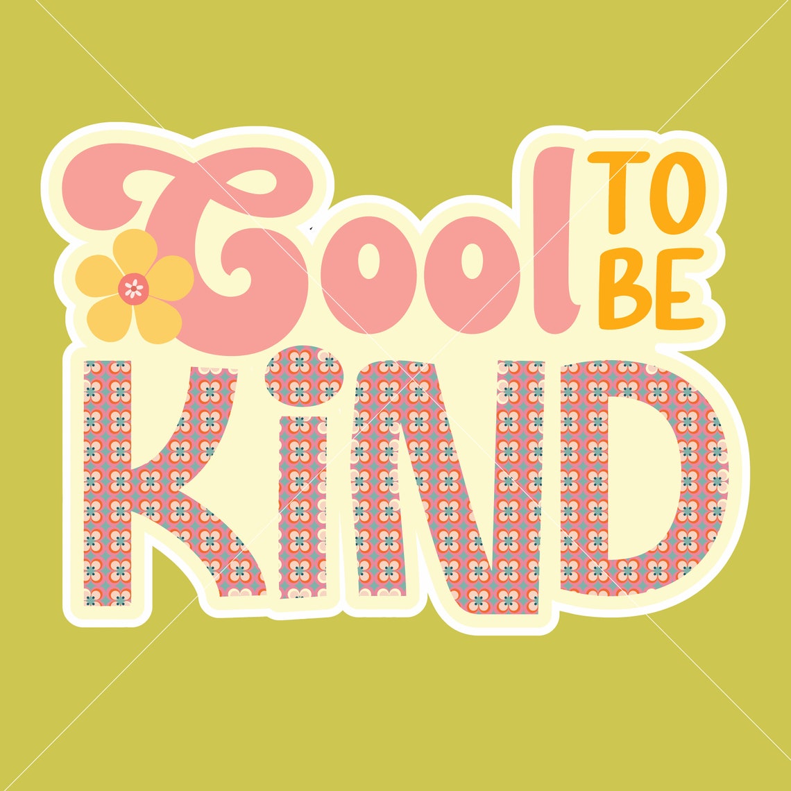 Cool to Be Kind SVG PNG 600dpi Digital Download for Sublimation ...