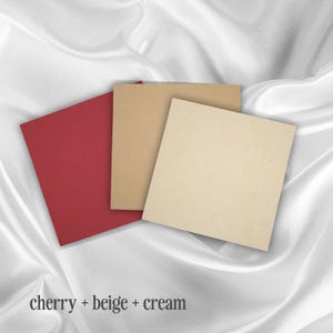 Burgundy Red Beige Cream Sticky Notes 300 Sheets Minimal Sticky Notes ...