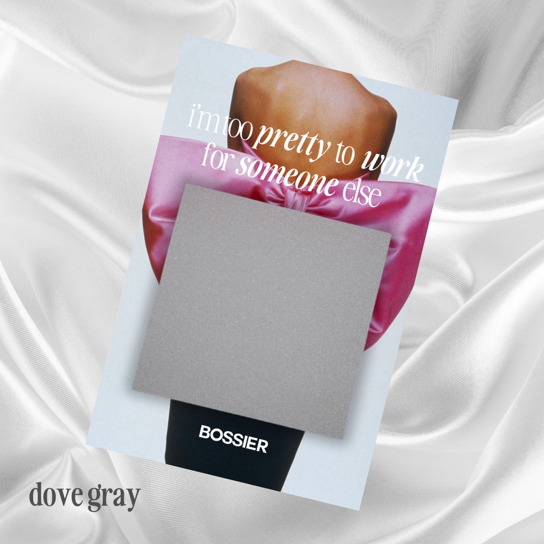 Gray Sticky Notes 100 Sheets Minimal Sticky Notes Minimal Stationary ...