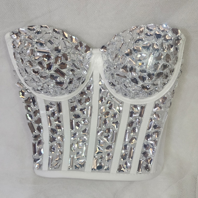 Rhinestone Corset - Etsy