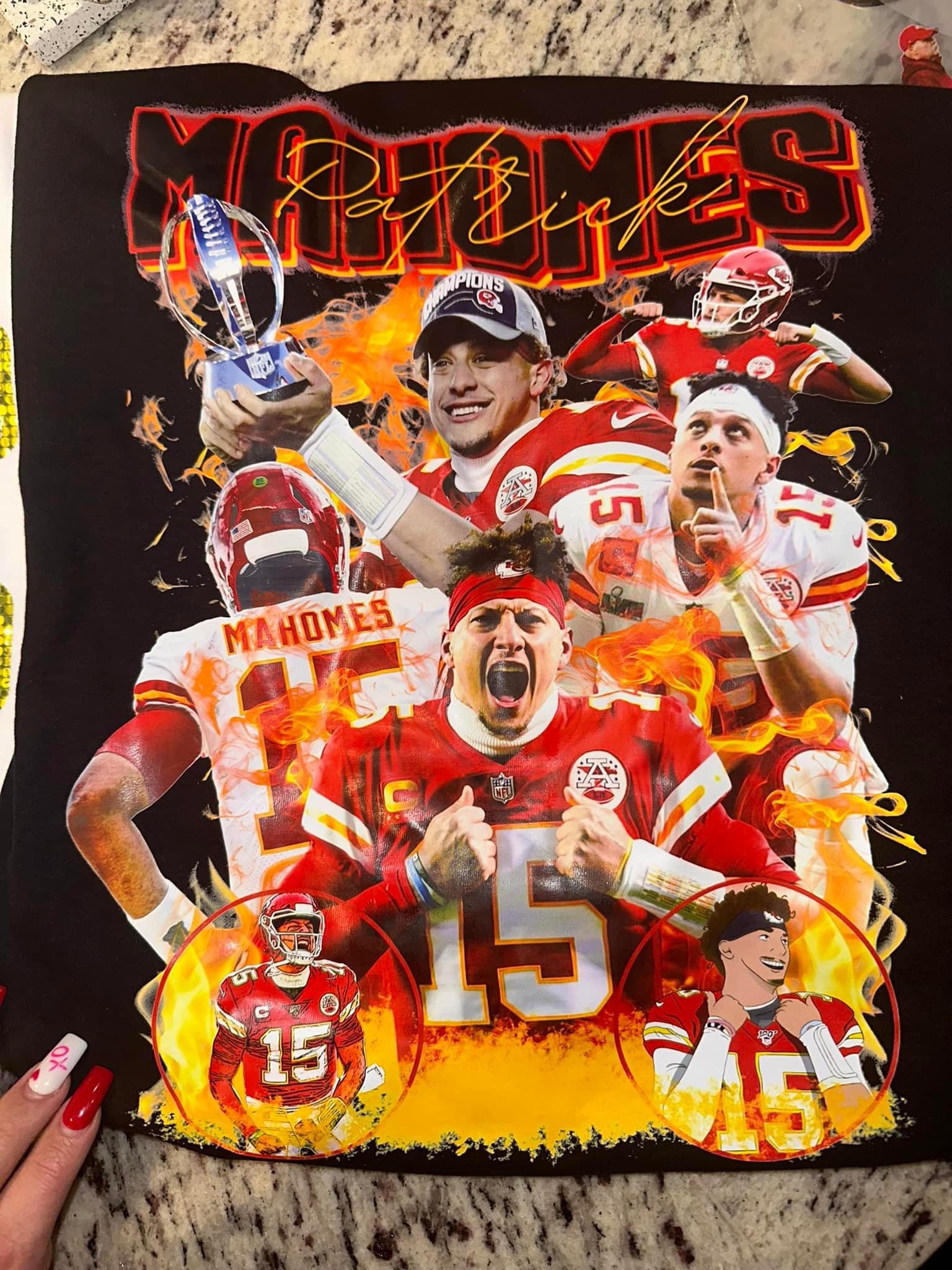 Patrick Mahomes Kansas City Chiefs PNG - Etsy