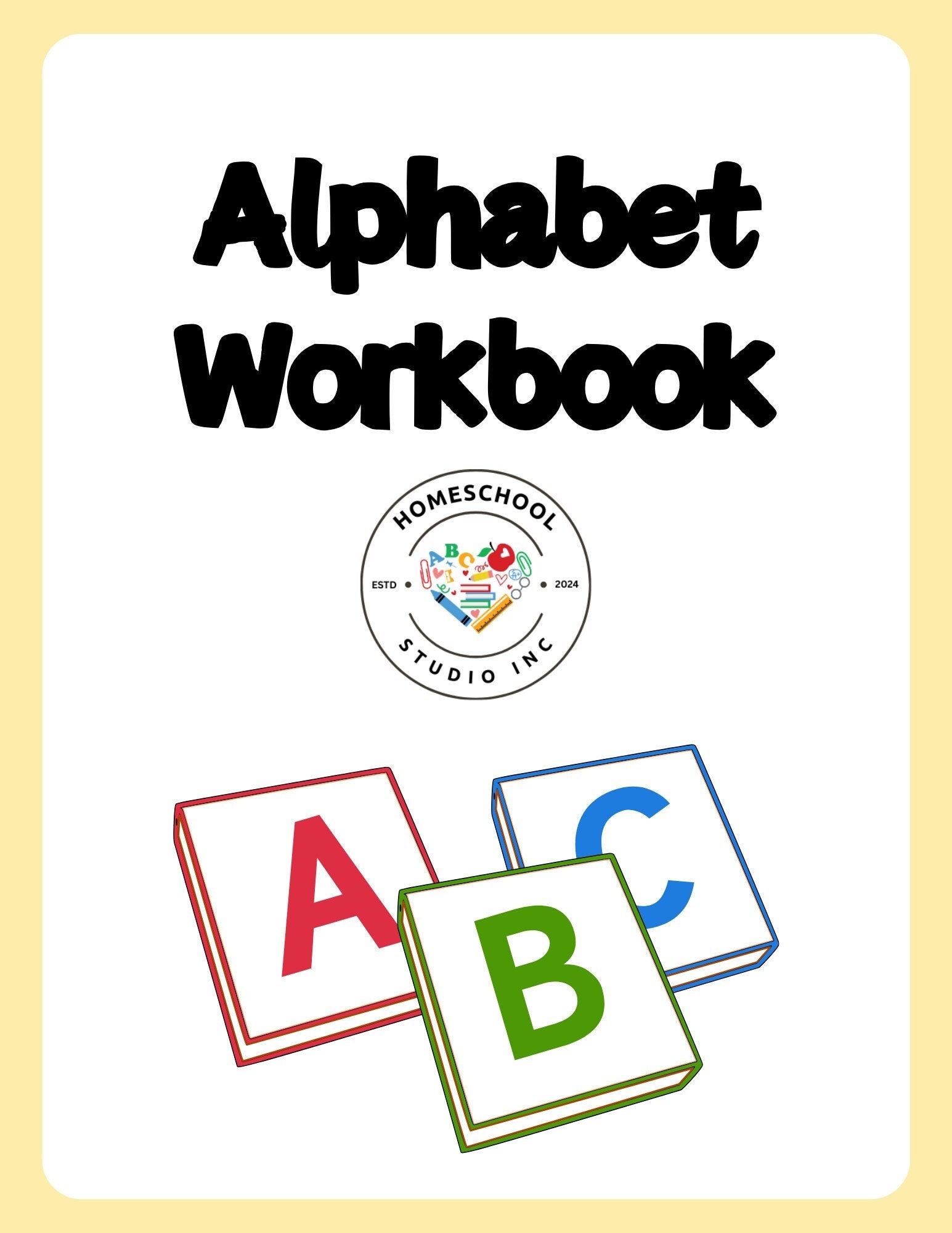 Printable Alphabet Workbook- Tracing Practice- Letter Recognition ...