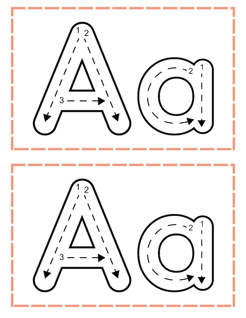 Printable Alphabet Workbook- Tracing Practice- Letter Recognition ...