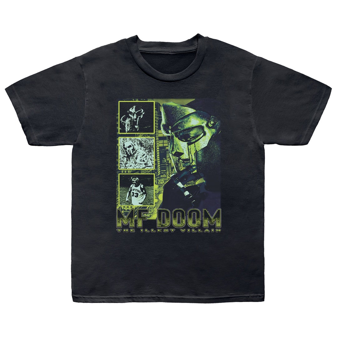 MF DOOM Graphic Tee, Vintage 90s Bootleg Style T-shirt, Retro Shirt - Etsy