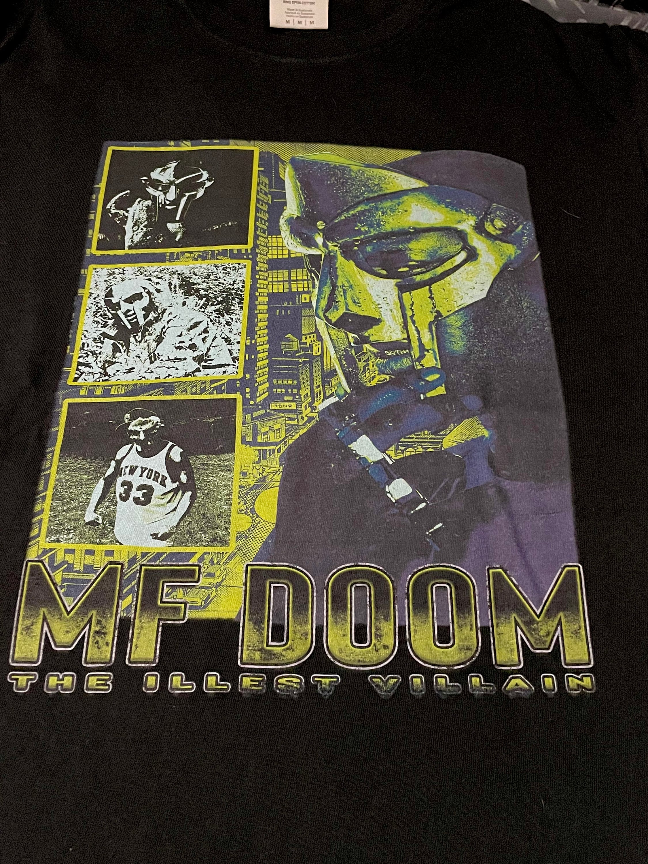 MF DOOM Graphic Tee, Vintage 90s Bootleg Style T-shirt, Retro Shirt - Etsy