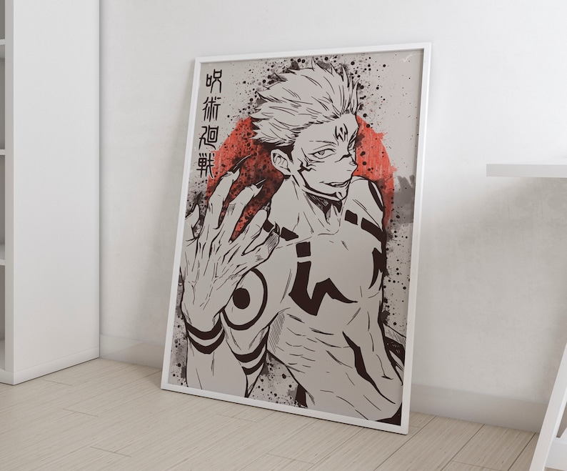 Anime Poster Set Anime Wall Art Anime Room Decor Retro Vintage Art ...