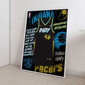 Basketball Art NBA Detroit Pistons Indiana Pacers Miami Heat NBA Wall ...