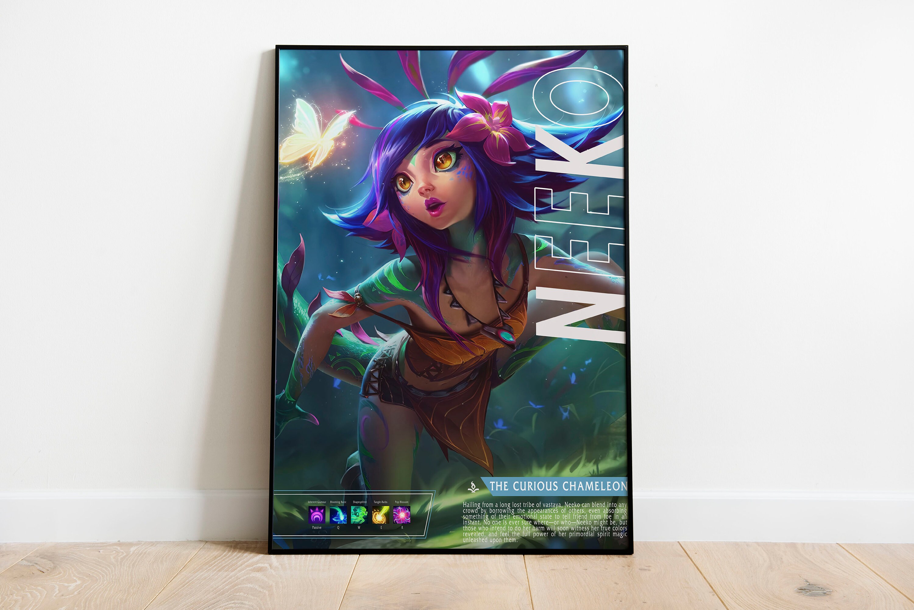 League of Legends Poster Neeko Seraphine Veigar Lol Poster Custom ...