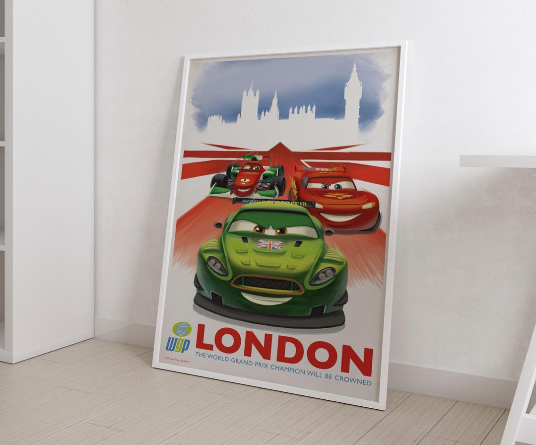 Cars Poster Cartoon Posters Mcqueen Piston Cup Animation Posters Movie ...