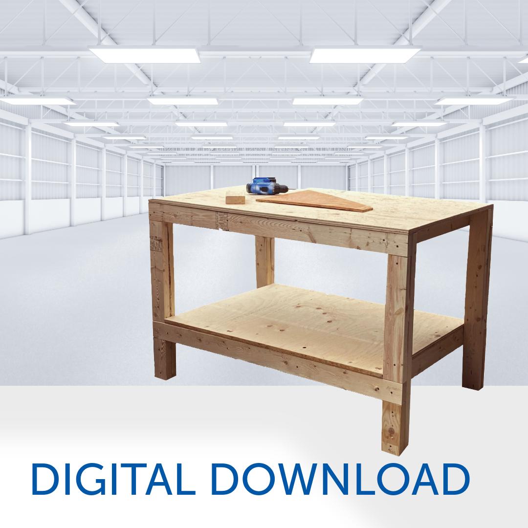 Easy to Follow DIY Workbench Guide | Simple Work Table | Digital ...