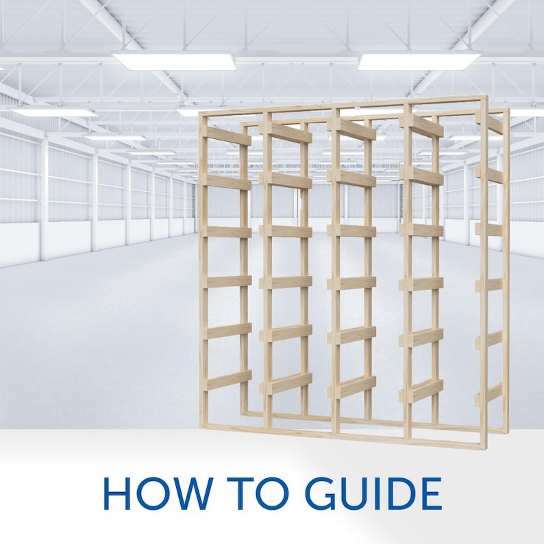 24 Bin Storage Rack Plans | Tote Storage Rack | Storage Bin Rack ...