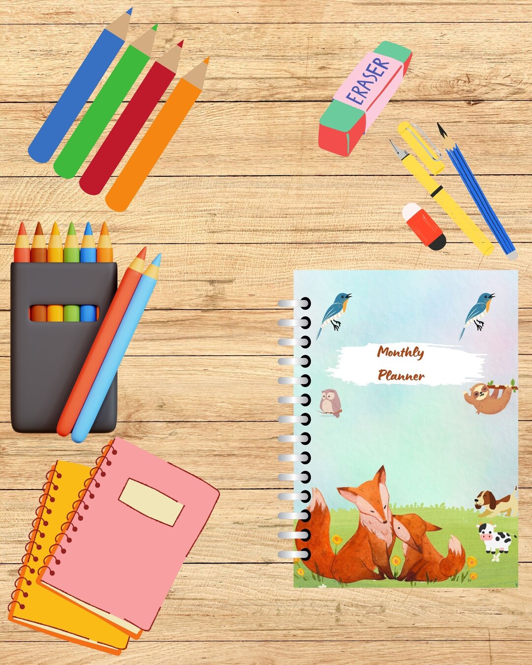 Planner for Kids Printable Best Digital Planner Kids Daily Planner ...