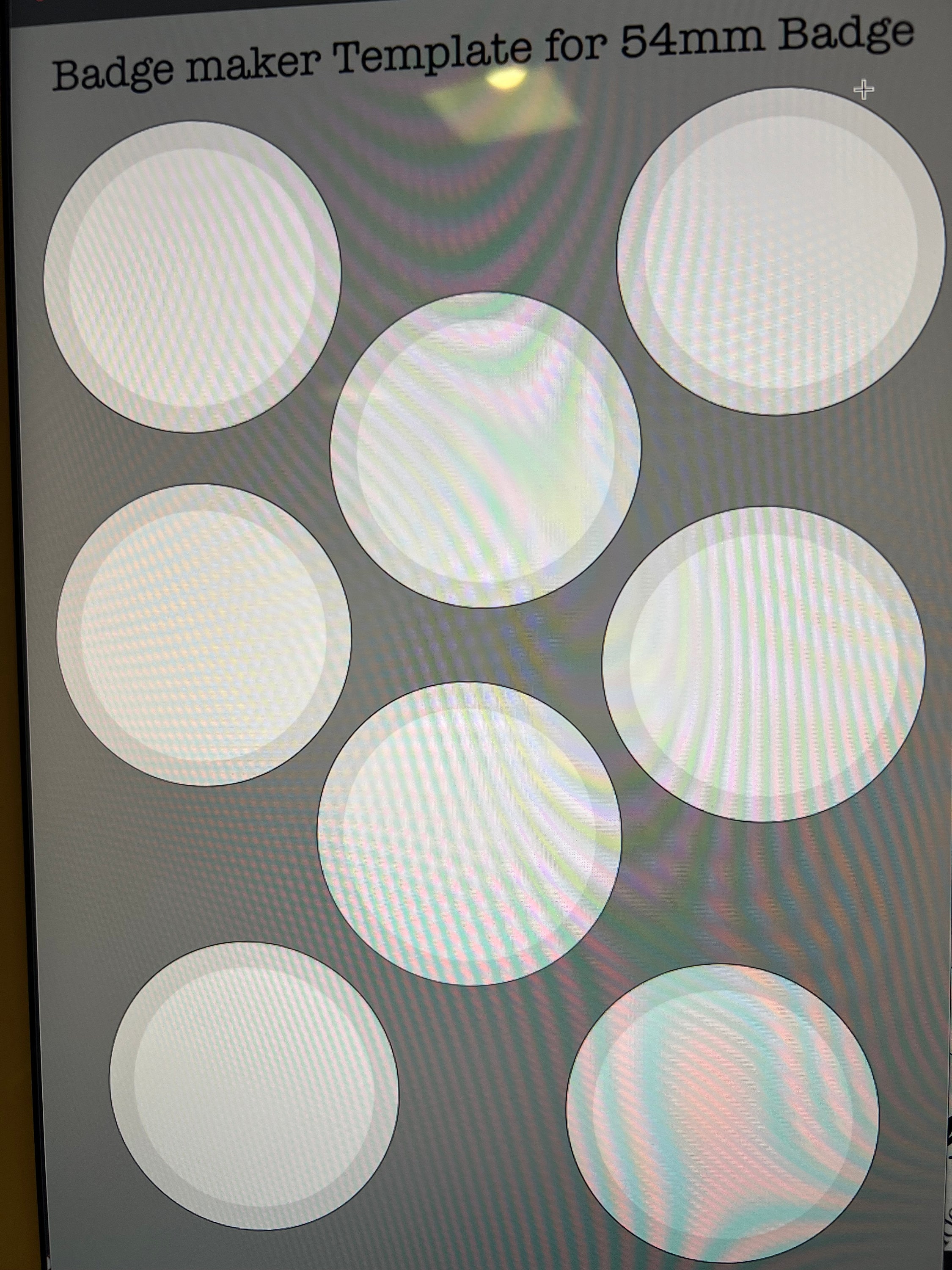 Badge Templates 25mm 32mm 58mm SVG and PNG - Etsy