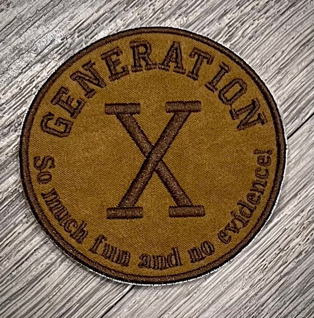 Generation X Patch Embroidery File - Etsy