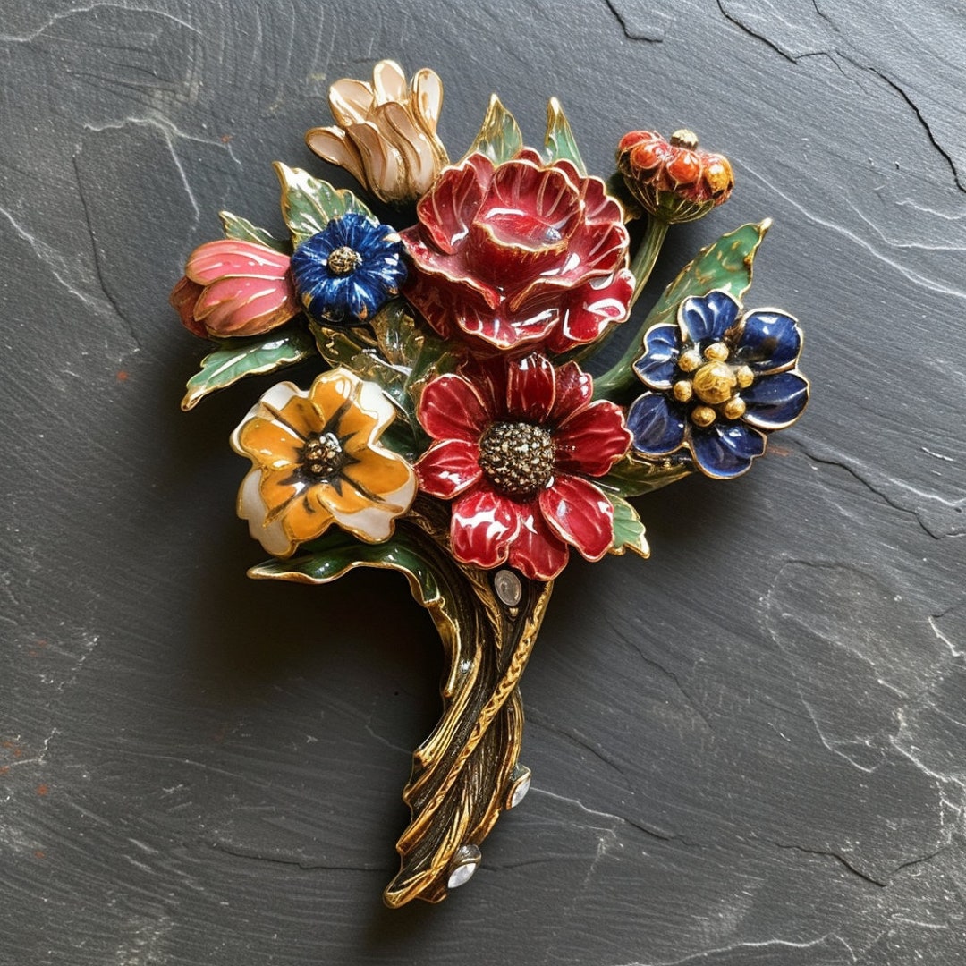 Handcrafted Brooches That Never Fade - Etsy