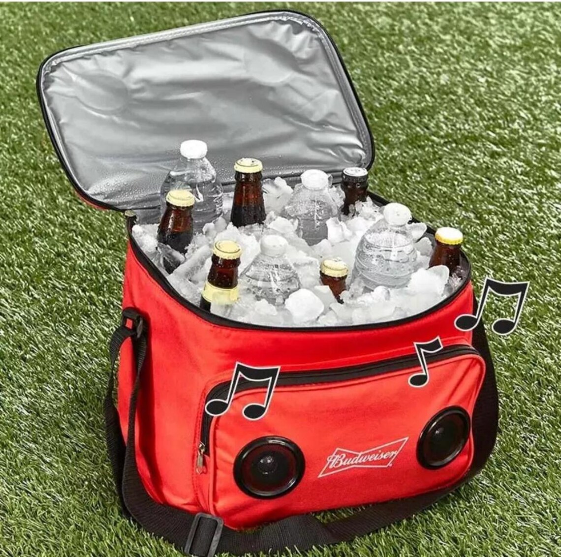Budweiser Bluetooth Speaker Cooler Bag Red 24 Can Capacity - Etsy