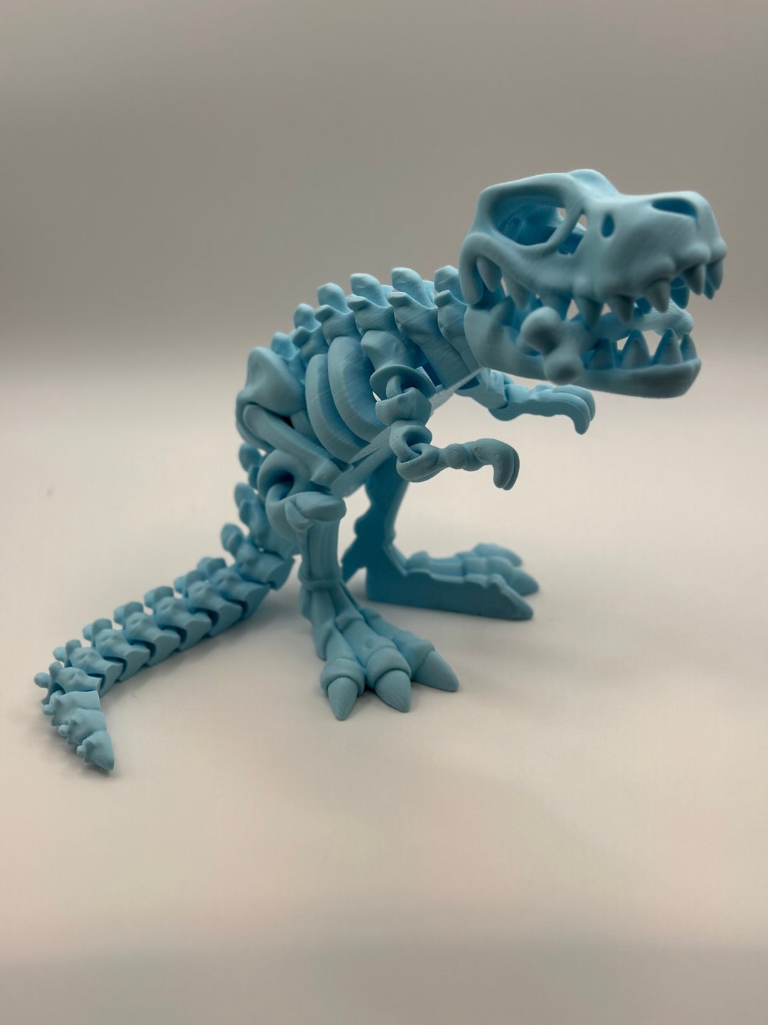 Articulating Dinosaur - 3D Printed - Poseable T-rex Model - Unique Gift ...