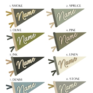 Pennant Flag Printable, Personalized Name Wall Art, Custom Name ...