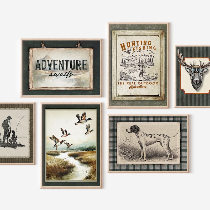 Hunting Wall Decor - Etsy