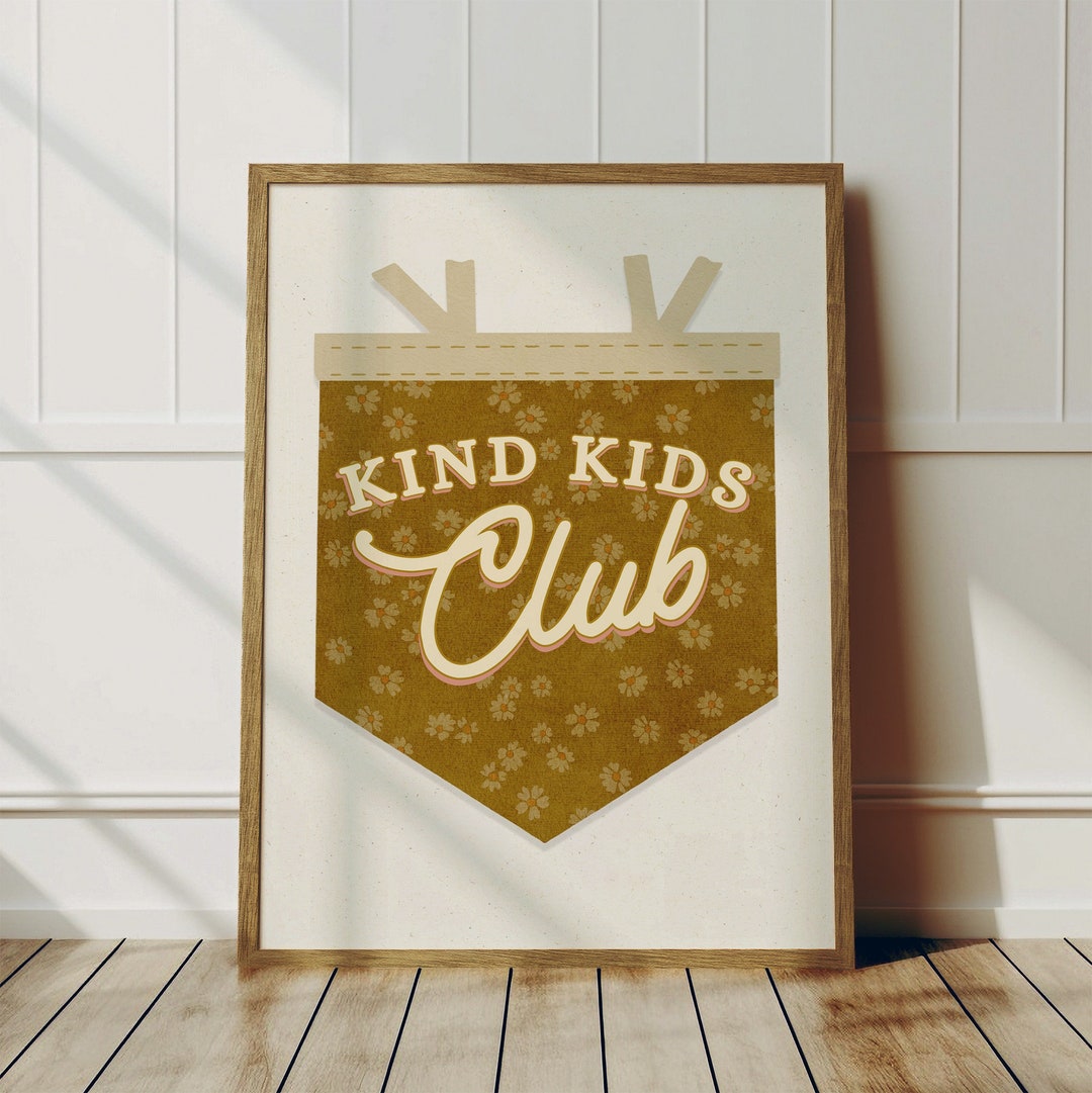 Pennant Flag Banner Nursery Kindness Quote Art Printable Wall Art ...