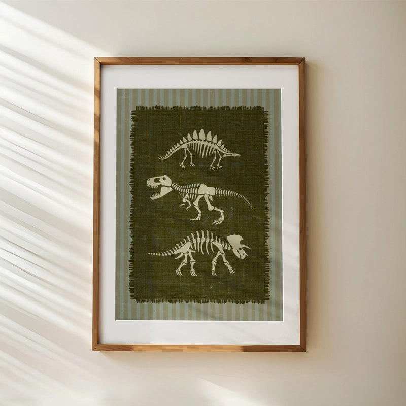 Dinosaur Poster - Etsy