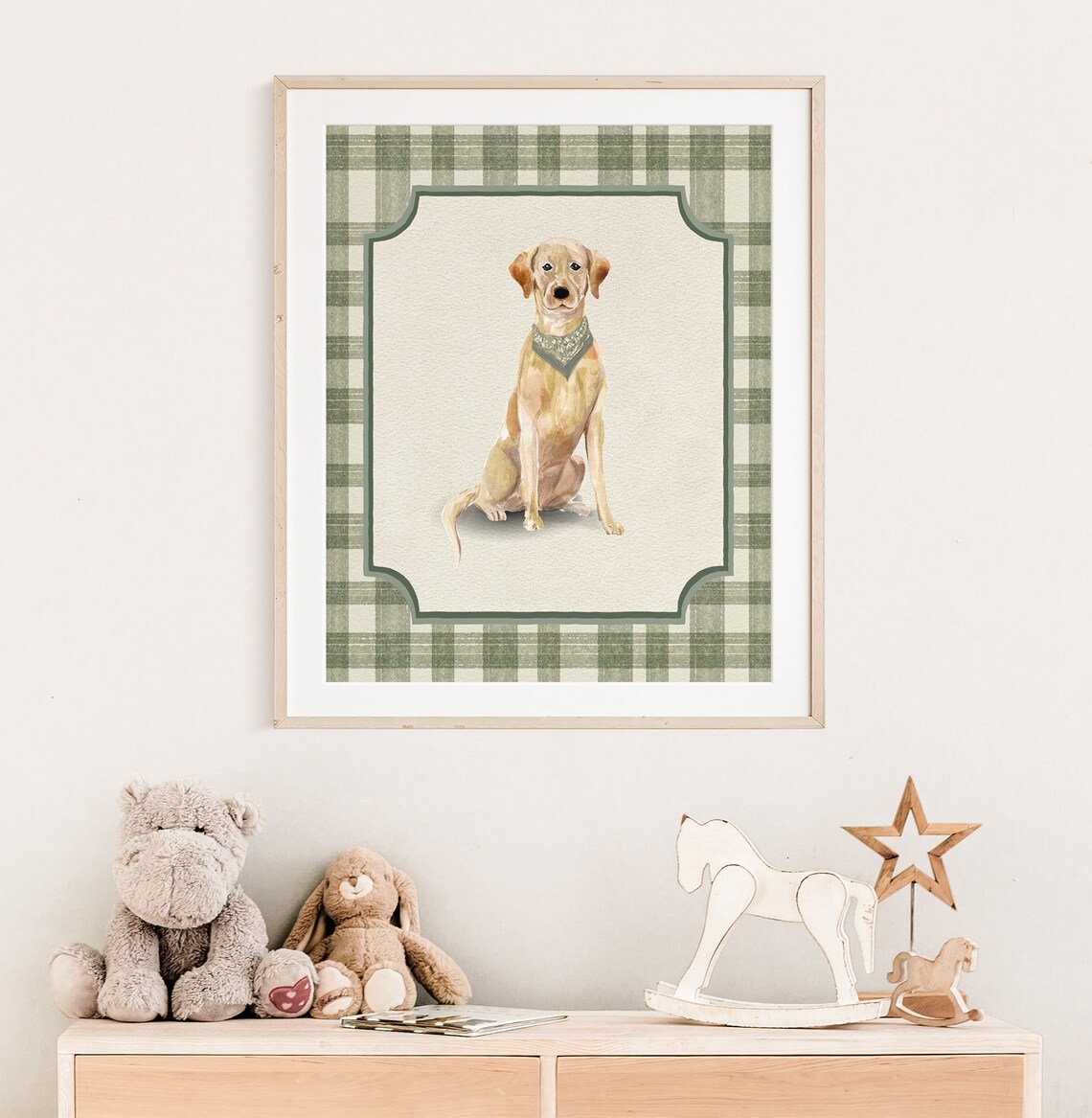 Golden Retriever Nursery Print Decor, Puppy Nursery Decor, Labrador ...