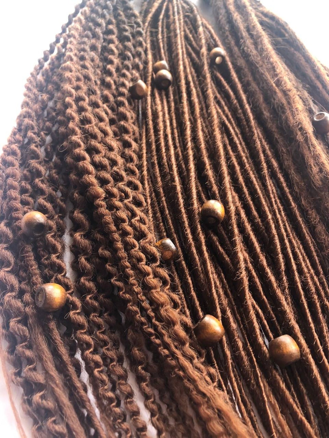 Brown Handmade Dreadlocks, Black-brown Dreadlocks, Textured Dreadlocks ...