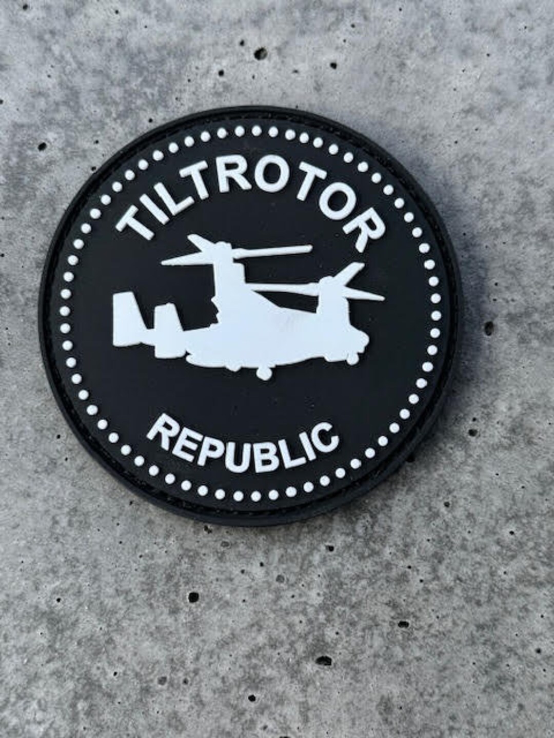 Tiltrotor Republic V-22 Osprey PVC Aviation Military Patch - Etsy