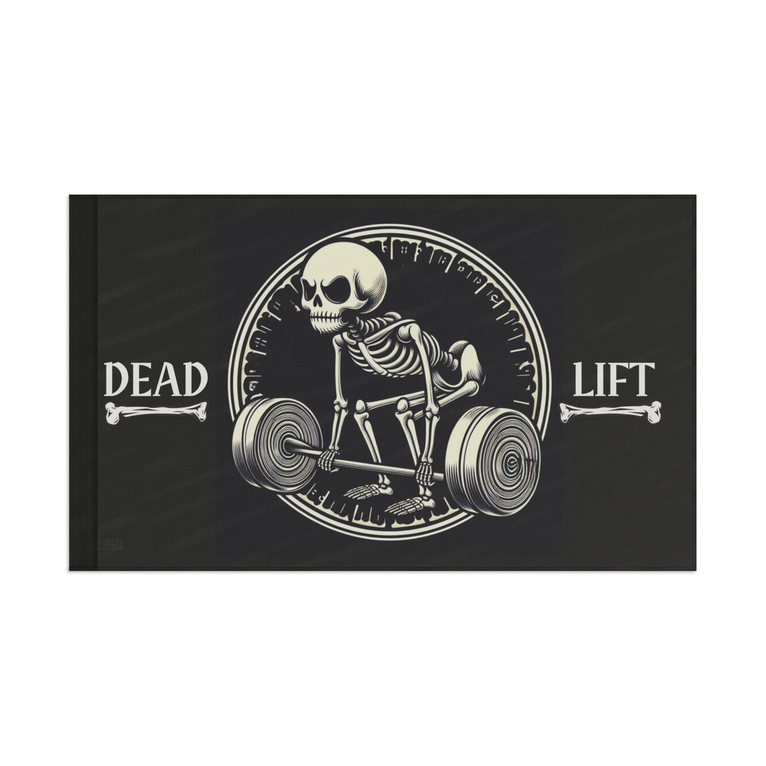 Deadlift Workout Garage Gym Flag Motivation Lifting - Etsy