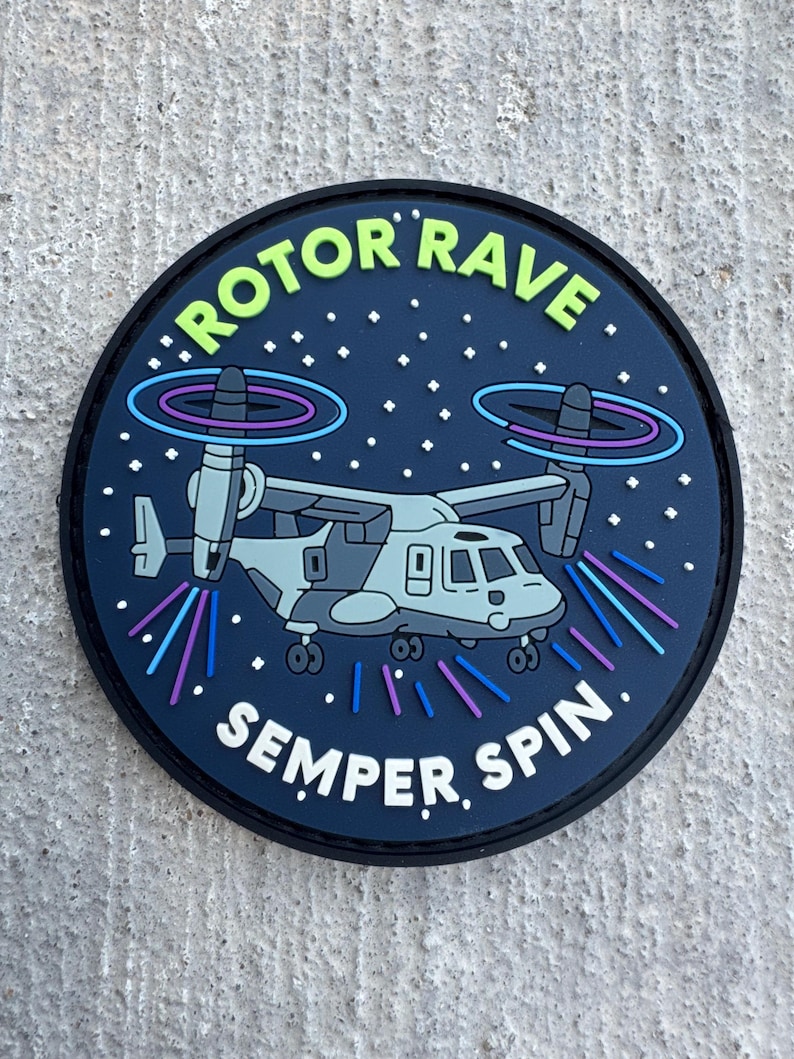 Rotor Rave MV22 Osprey Military Patch - Etsy