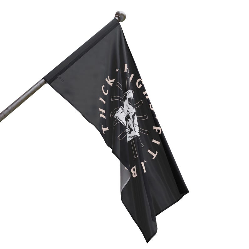 Thick Thighs Garage Gym Flag - Etsy