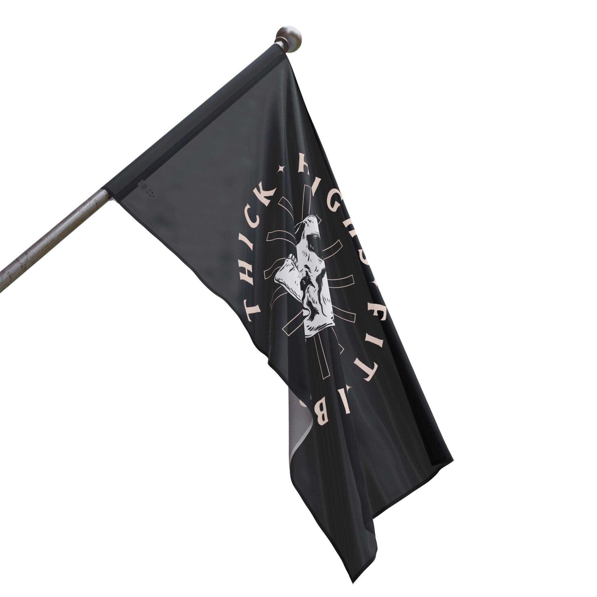 Thick Thighs Garage Gym Flag - Etsy