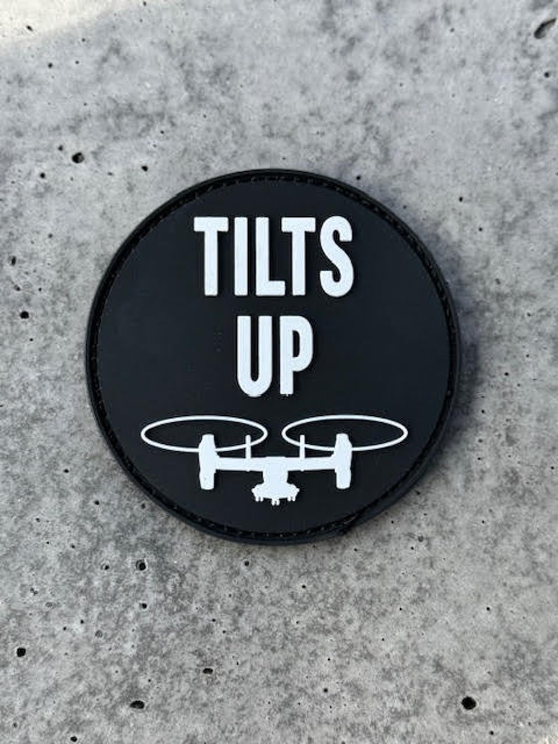 Tilts-up V-22 Osprey PVC Aviation Patch - Etsy