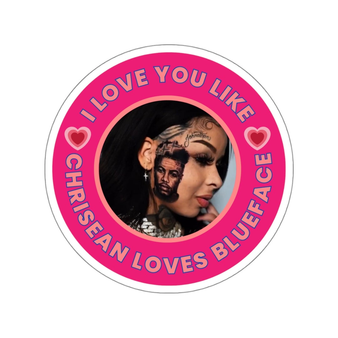 Chrisean Rock and Blueface | Love Kiss-cut Stickers | Stickers for ...