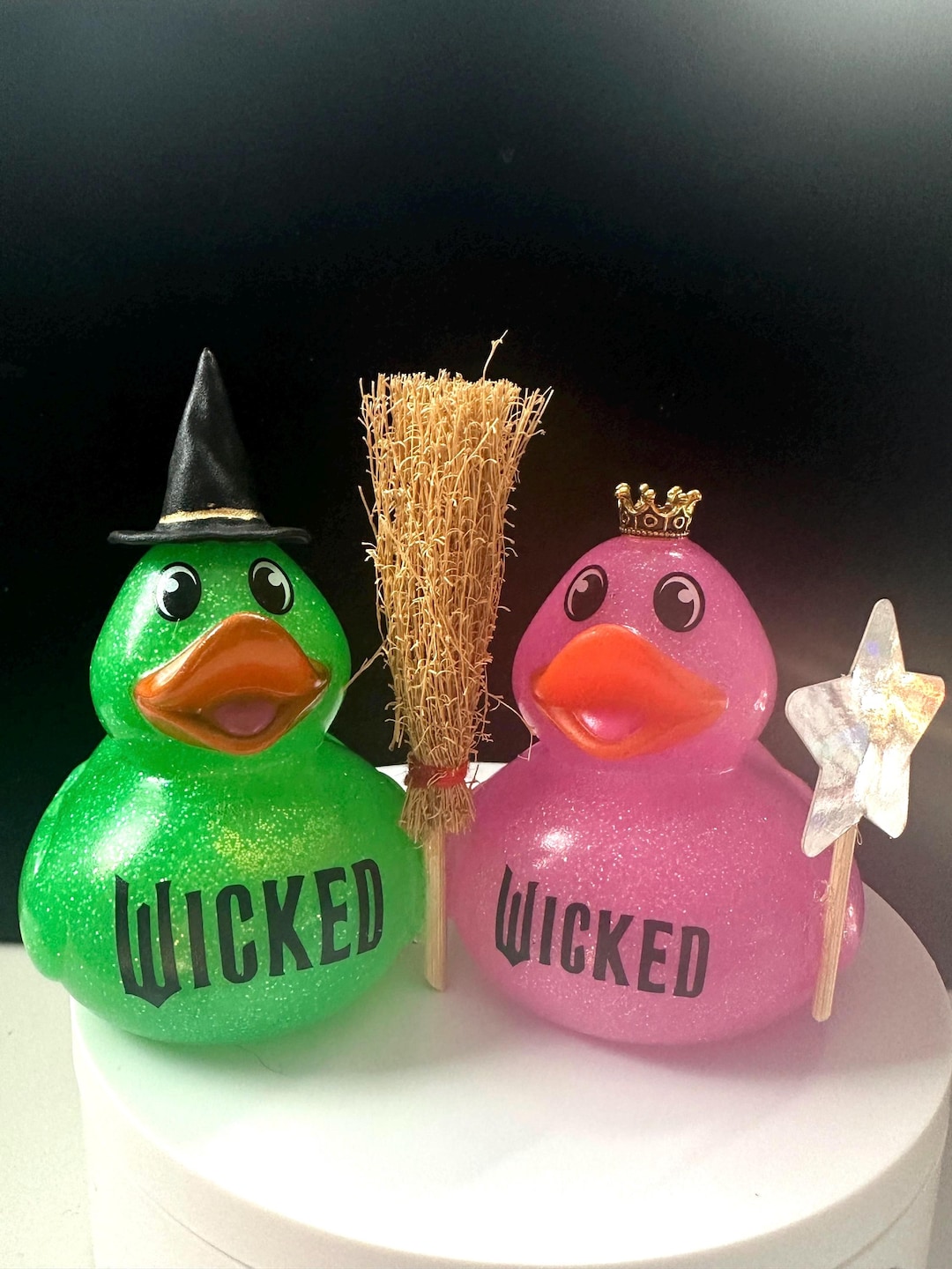 Wicked Rubber Duck Set: Elphaba & Glinda Collectible Ducks - Etsy