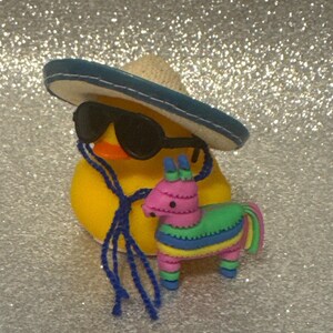 Fiesta Rubber Duck With Beer: Custom Hat, Cinco De Mayo Themed! - Etsy