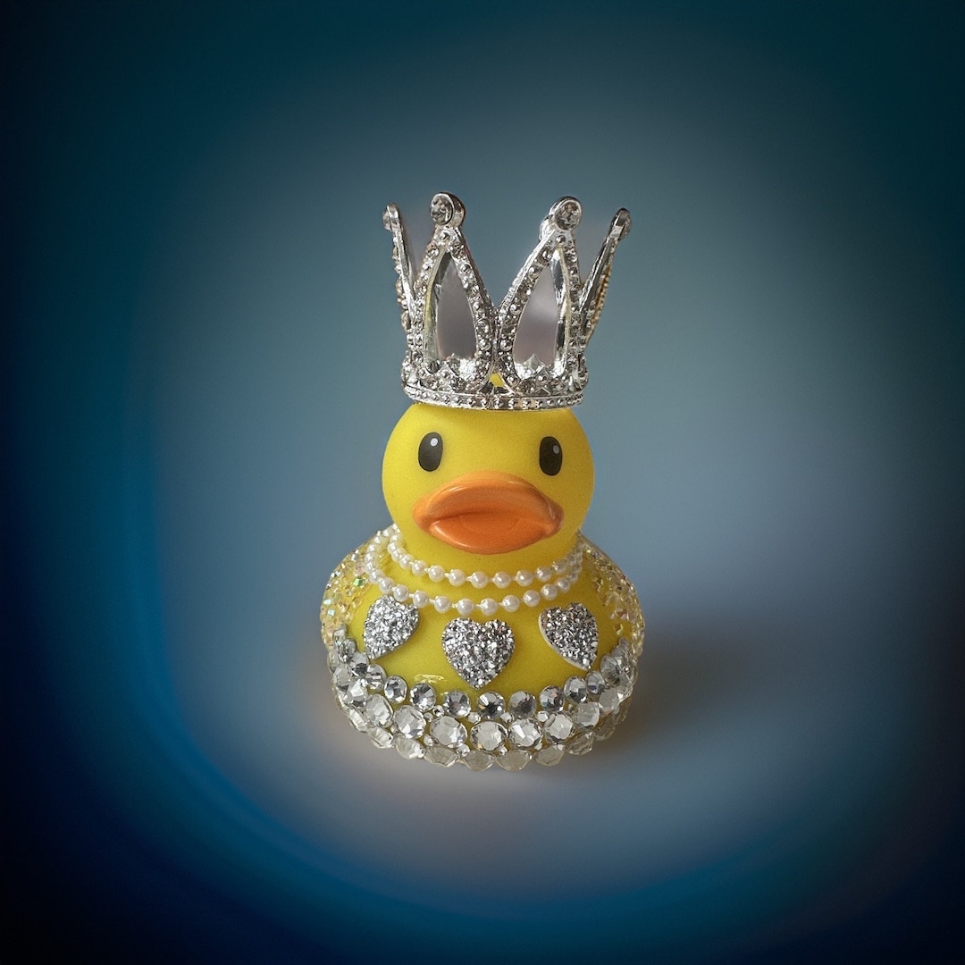 Queen Bling Duck, Rubber Duck Collector, Princess Duck. Valentine’s Day ...