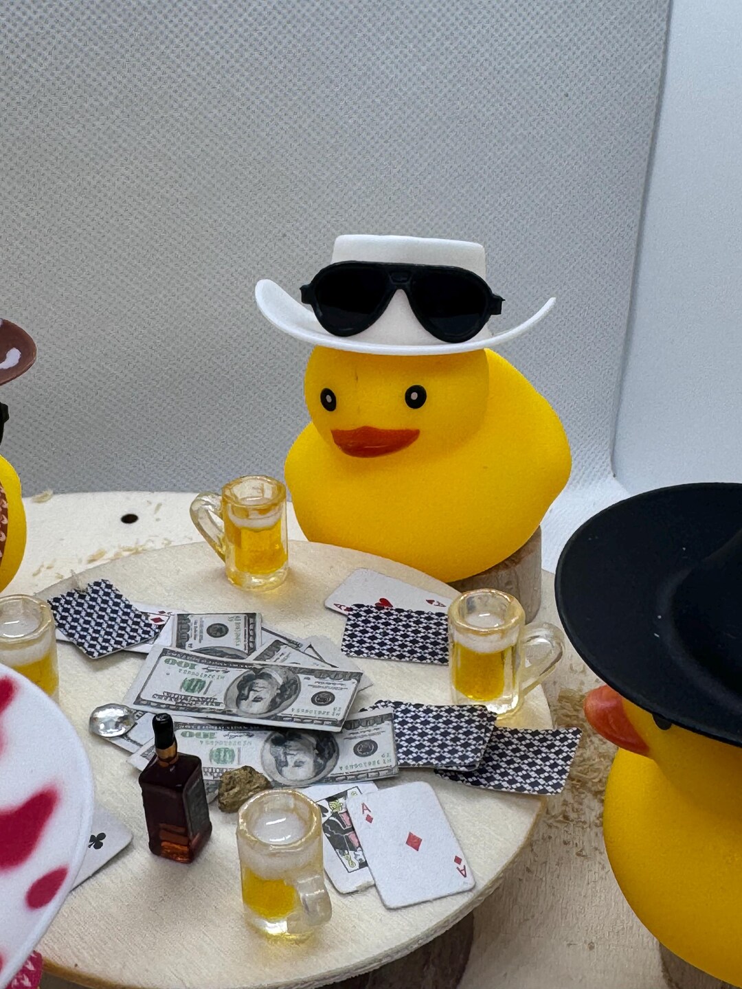 Poker Night Duck Ornament Set: Unique Gaming Ducks - Etsy