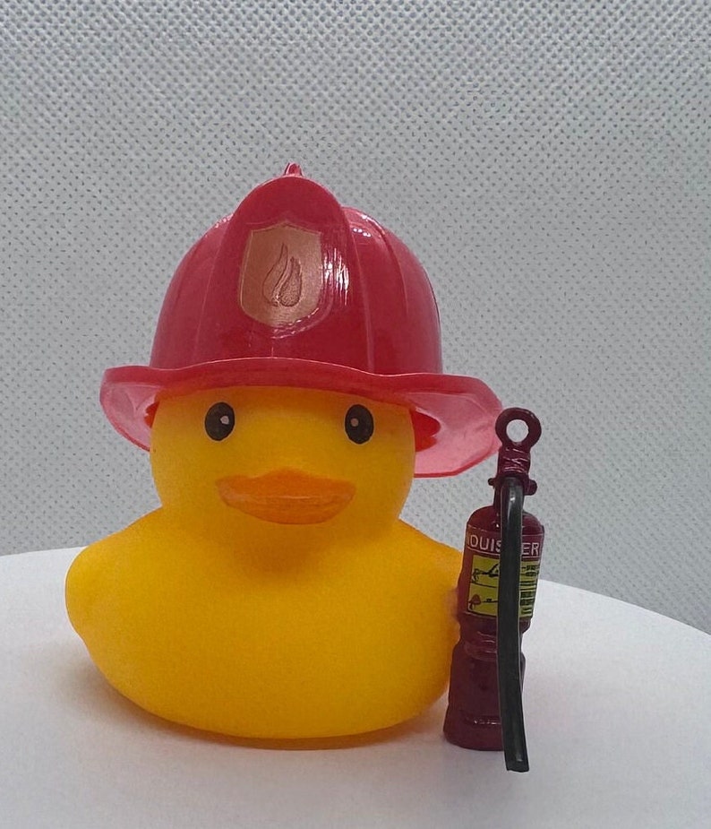 Firefighter Duck - Etsy