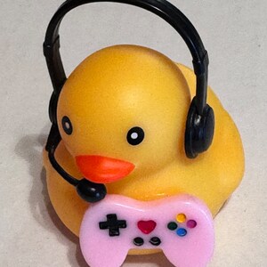 Gamer Rubber Duck With Headset: Game Room Decor, Stocking Stuffer - Etsy