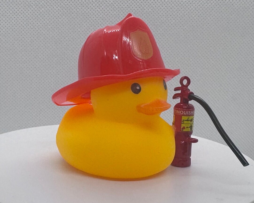 Firefighter Duck - Etsy