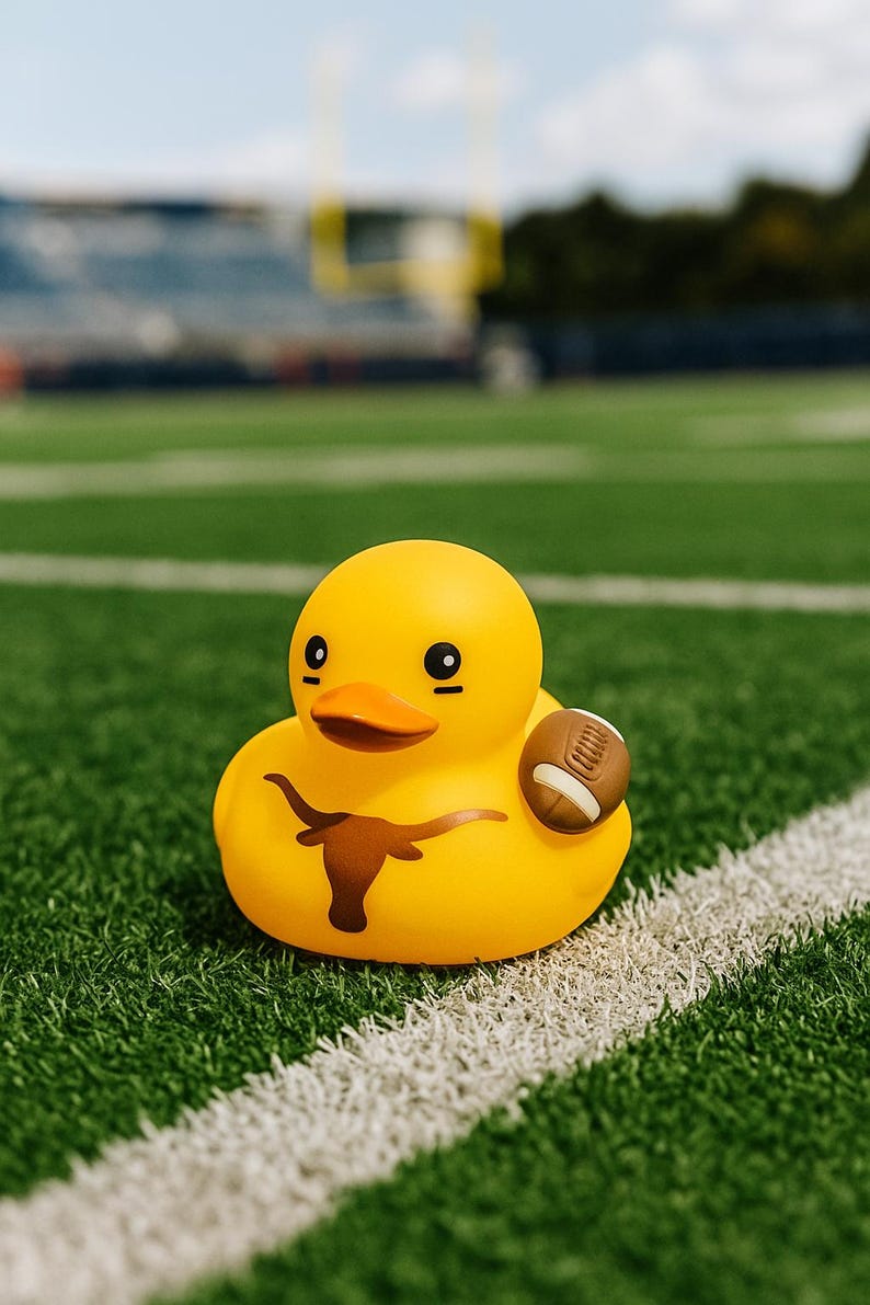 College Football Rubber Duck, Choose Your Favorite Team, Game Day - Etsy