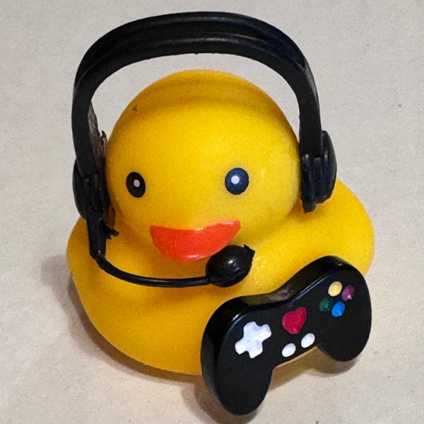 Rubber Duck With Headset - Etsy