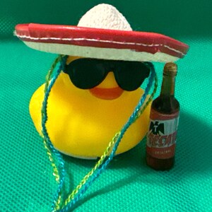 Fiesta Rubber Duck With Beer: Custom Hat, Cinco De Mayo Themed! - Etsy