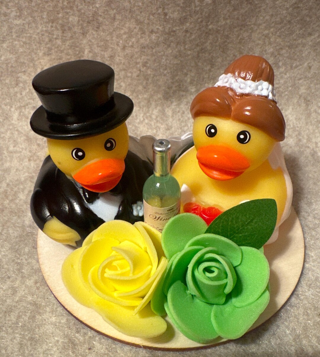 Wedding Couple Rubber Ducks, Engagement Gift, Unique Rubber Ducks ...